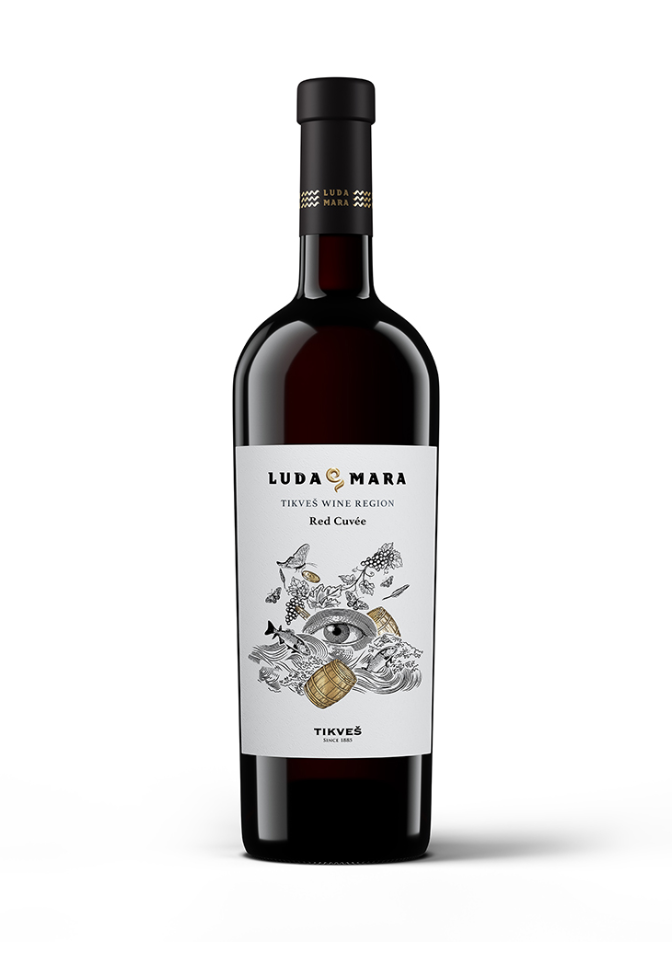 Tikveš Luda Mara Red Cuvée - Crveno Suvo Vino | Rakije i Vina
